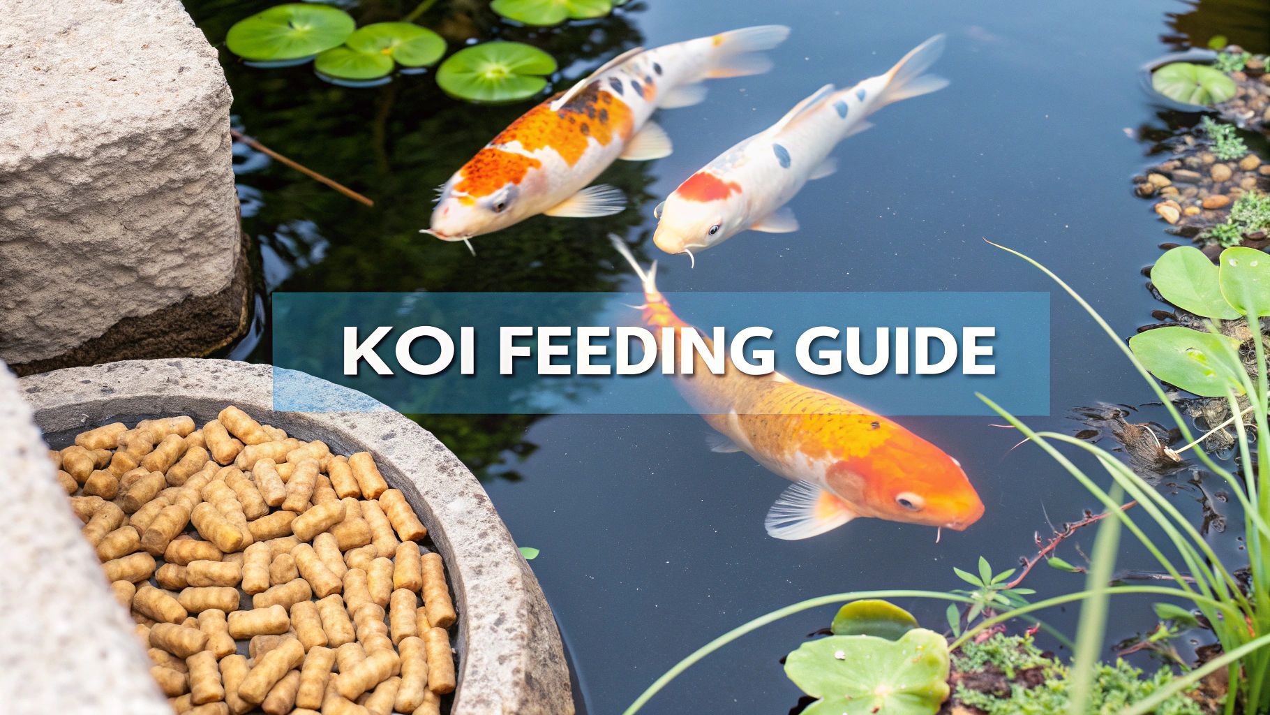 Guide: what do koi fish eat and how to feed them – Pure Grubs